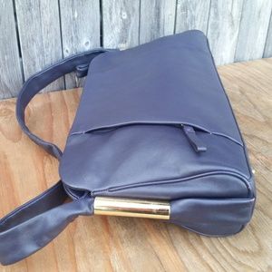 Alexandra Bartlett | Bags | Alexandra Bartlett Leather Purple Shoulder ...